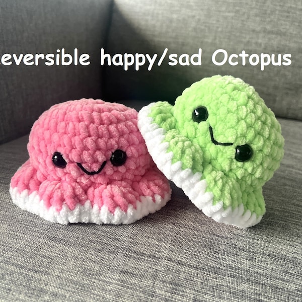 Happy Sad Octopus - Etsy