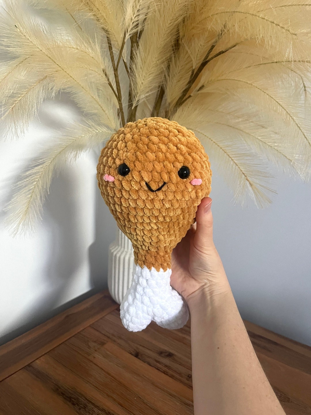 Crochet Chicken Leg, Crochet Chicken Plushie, Chicken Leg - Etsy