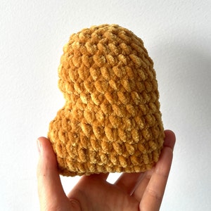 Crochet Chicken Nugget Plushie, Crochet Nugget, Crochet Chicken Nugget ...