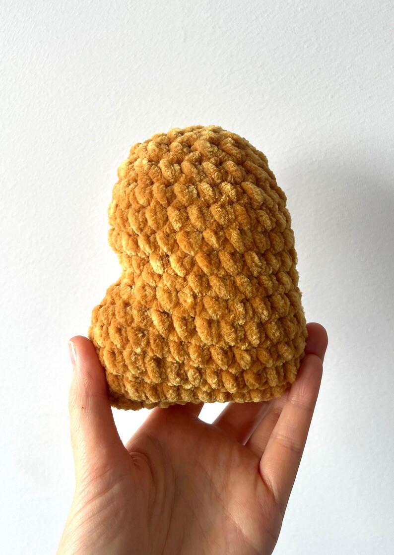 Crochet Chicken Nugget Plushie Crochet Nugget Crochet - Etsy Australia