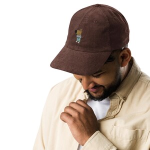 Just a Chill Guy -embroidered Corduroy Cap - Etsy
