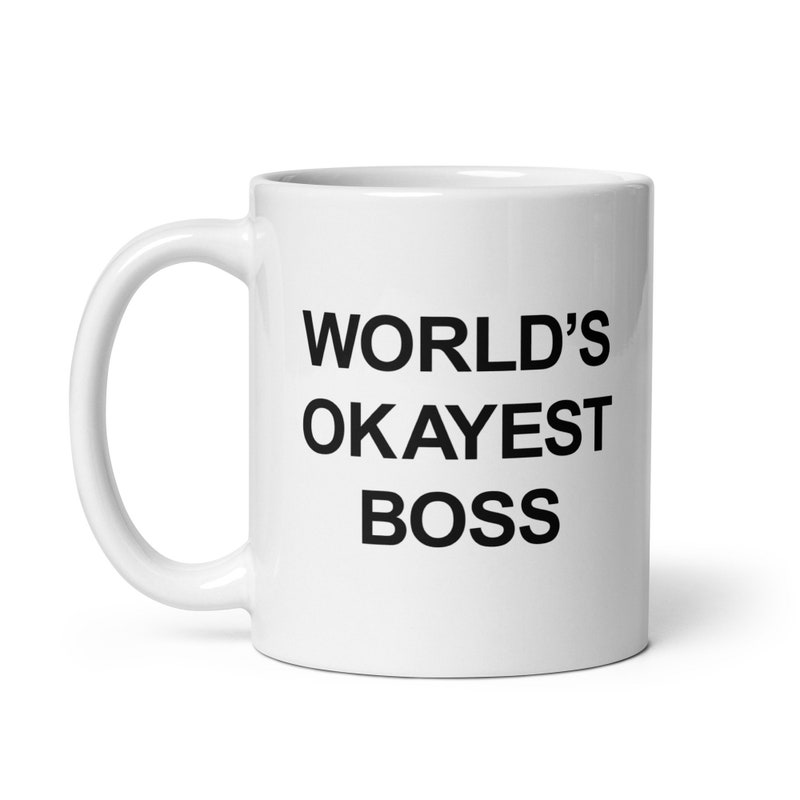 Worlds Okayest Boss - Etsy