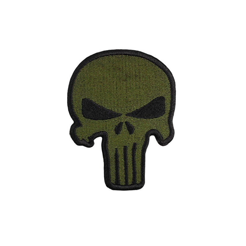 Punisher Skull Patch Embroidered Badge - Etsy
