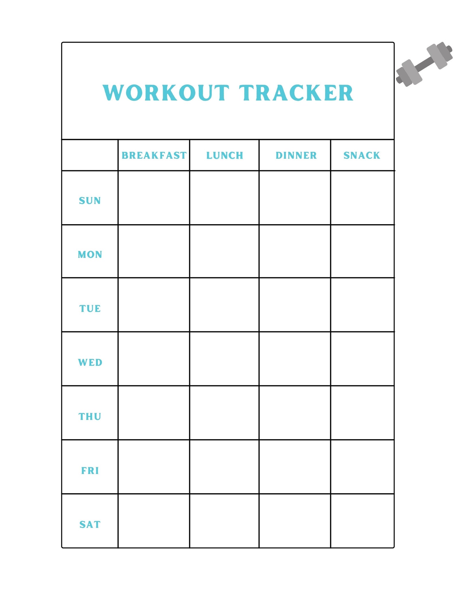 Calorie Intake Tracker Printable PDF - Etsy