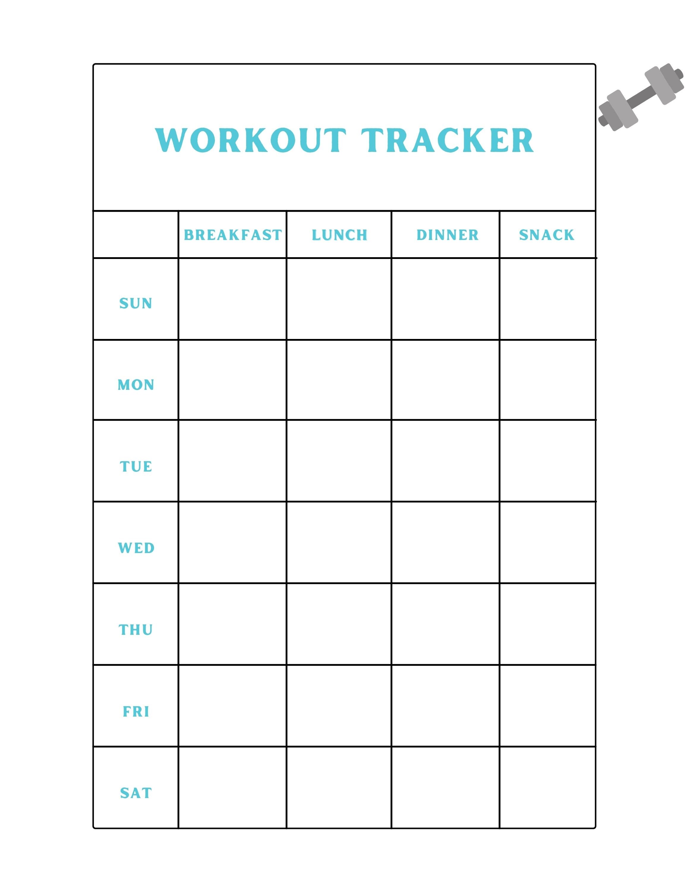 Calorie Intake Tracker Printable PDF - Etsy