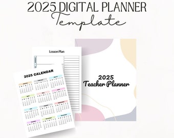 Ultimate 2024-2025 Editable Teacher Digital Planner: Calendars, Rosters ...