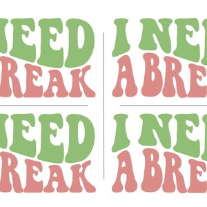 I Need a Break Cards Printable PDF - Etsy Australia