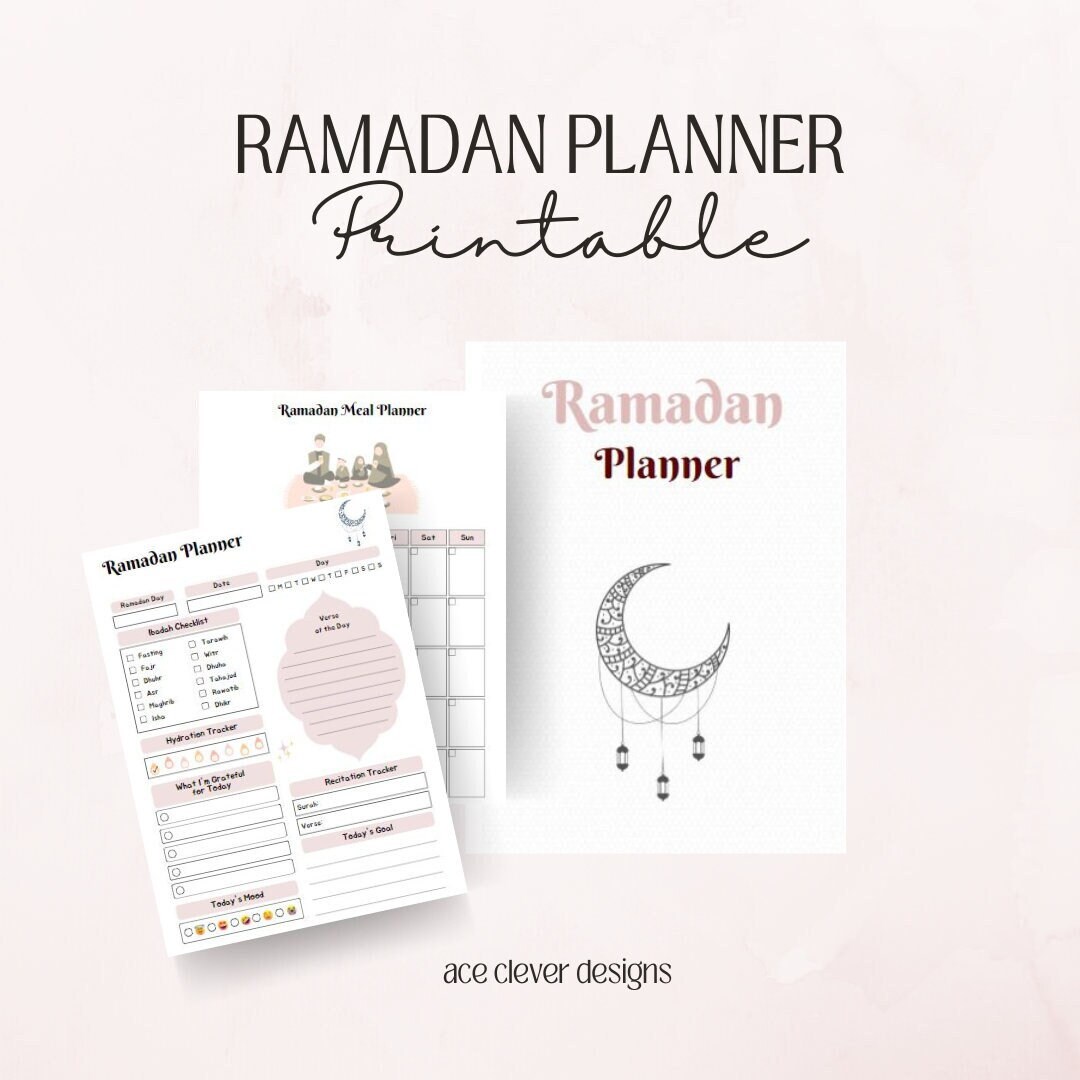 Ramadan Printable Planner - Etsy