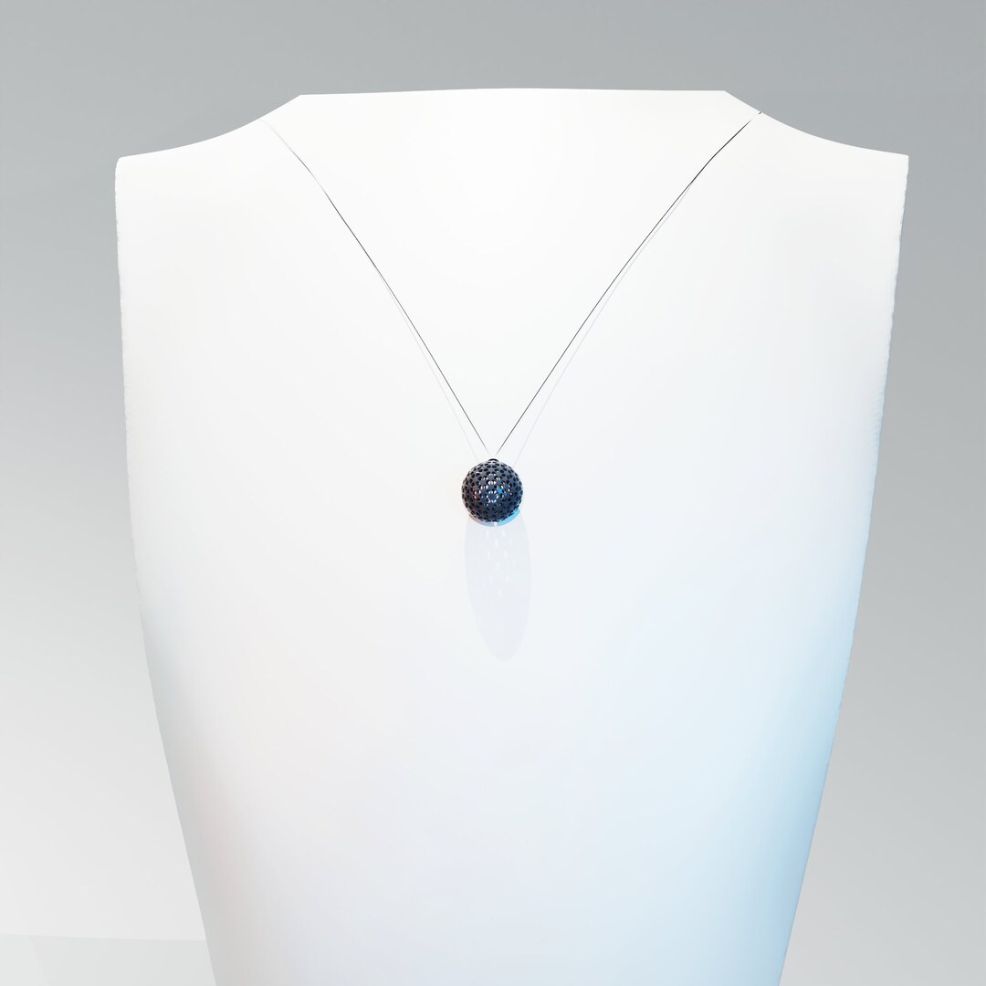 Modern 3D Printed Necklace Nylon MJF Printed Necklace - Etsy