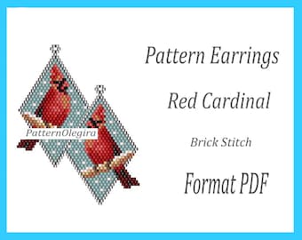 Cardinal Beaded Pattern - Etsy