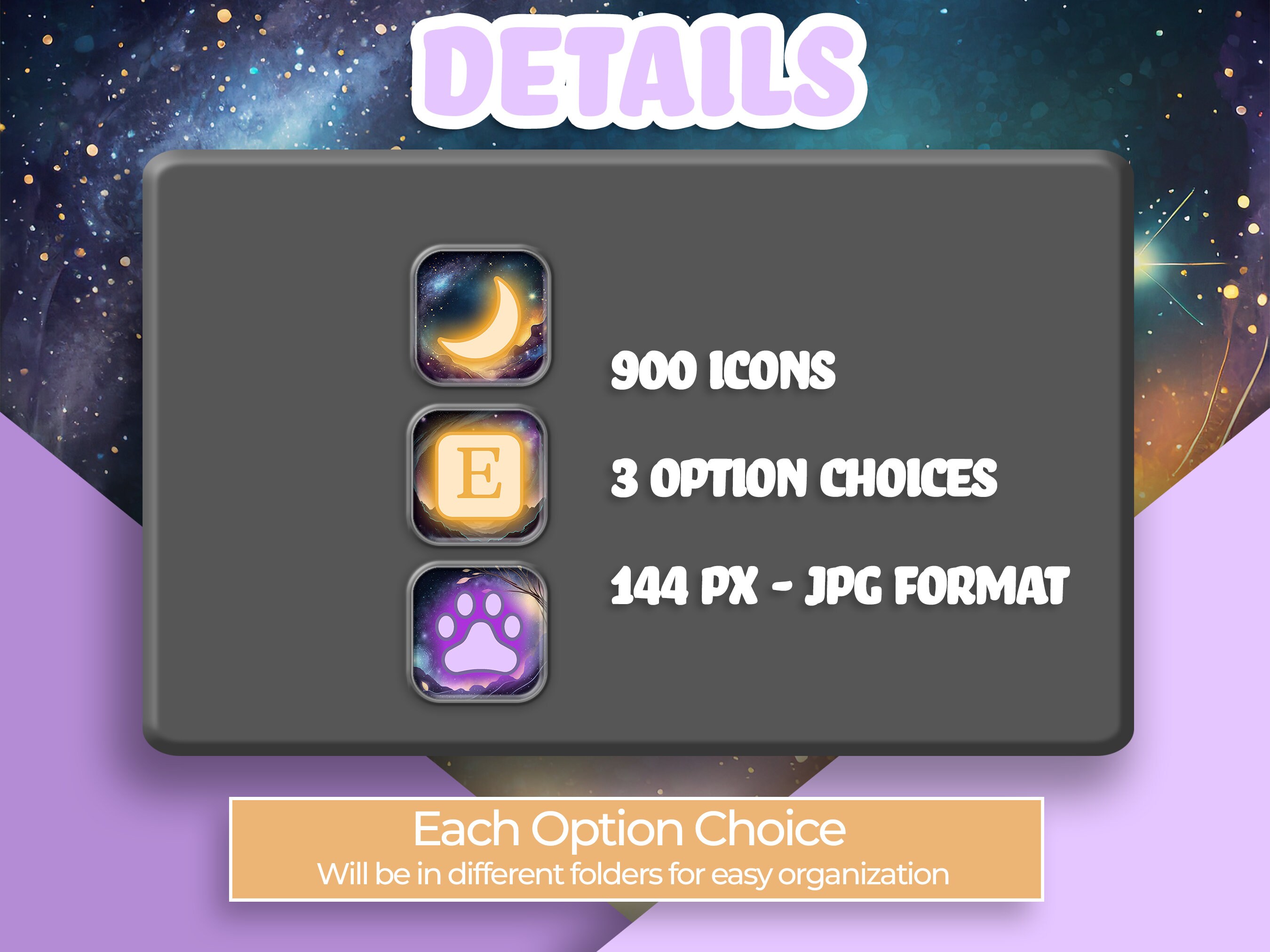 Neon Galaxy - 900 Stream Deck Icons | Streamers, Streaming, Twitch - Etsy