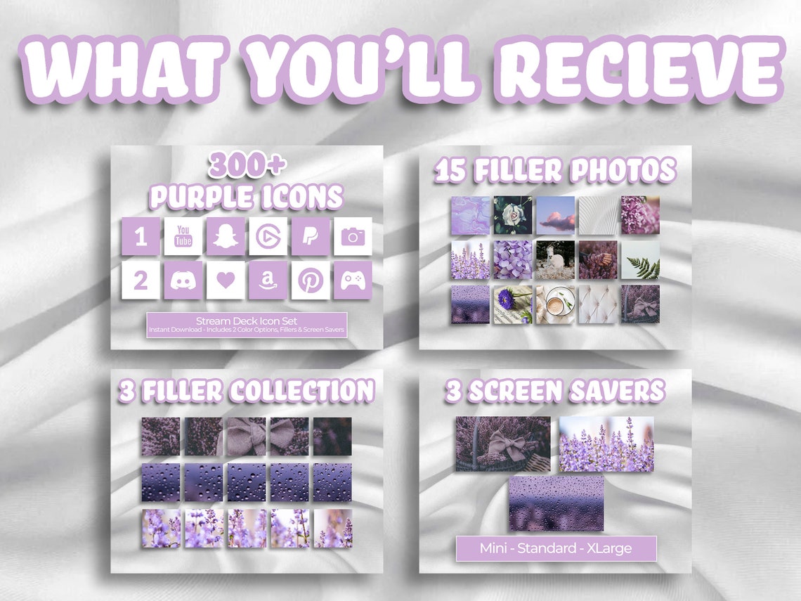 Purple - 300+ Stream Deck Icons | Streamer, Streaming, Twitch, Youtube ...