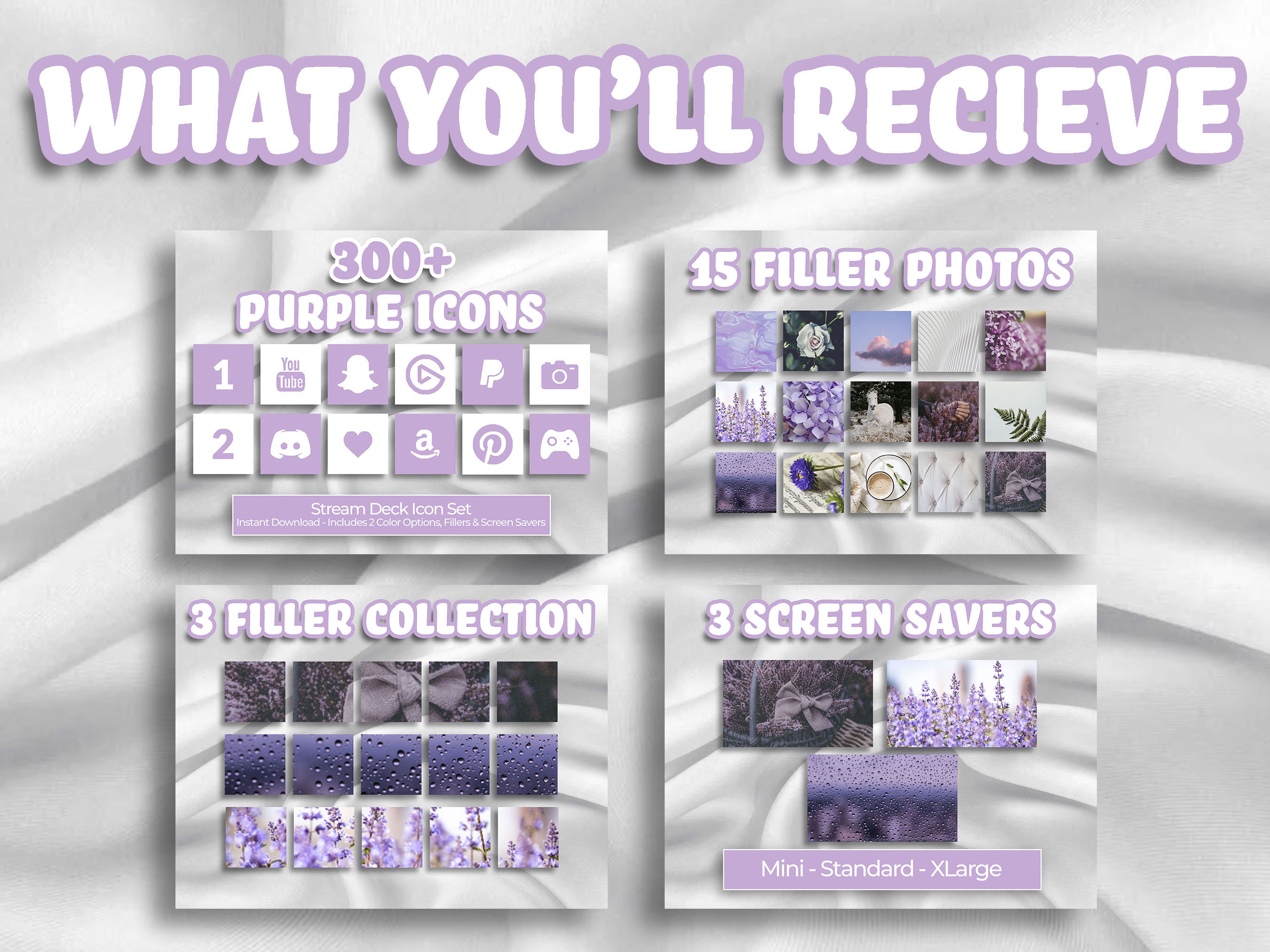 Purple - 300+ Stream Deck Icons | Streamer, Streaming, Twitch, Youtube ...