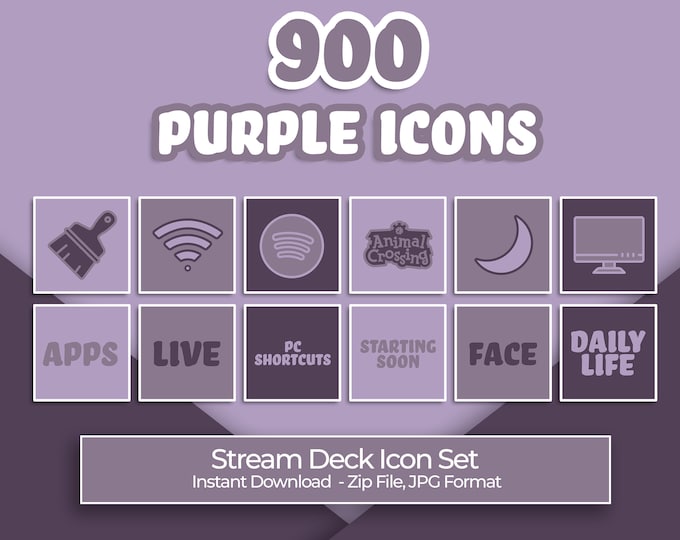 STREAM DECK Iridescent Sky Icons Streamer Twitch Discord Youtube ...