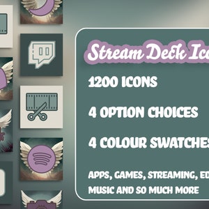Angel Wings - 1,200 Stream Deck Icons | Streamers, Streaming, Twitch - Etsy
