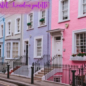 Pastel London Color Palette Set of 30 Color Swatches - Etsy