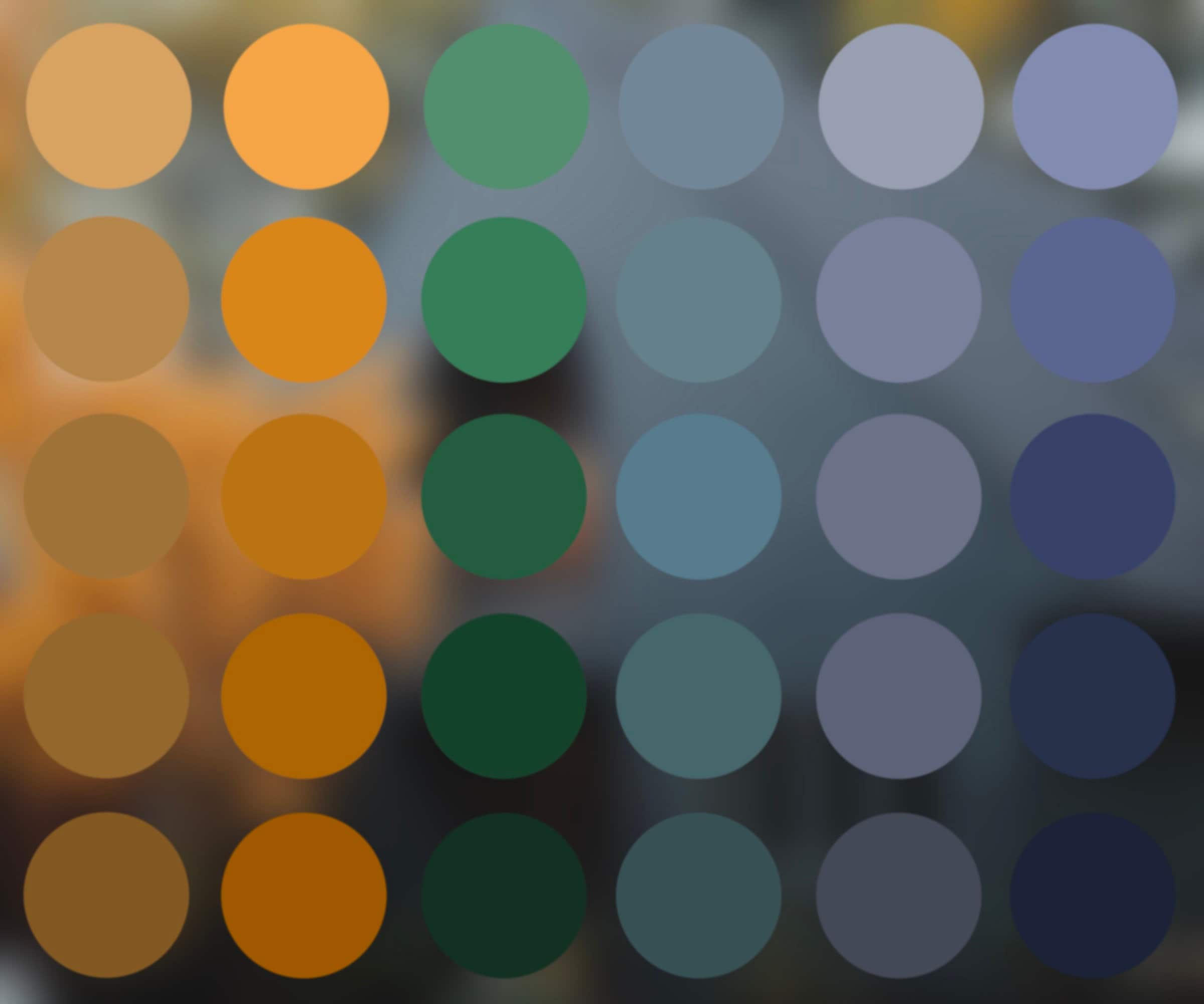 Cool Autumn Color Palette Set of 30 Color Swatches - Etsy