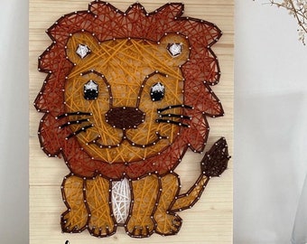 Hochzeitsgeschenk Holz Fadenbild Nagelbild Herz personalisiert - Etsy.de