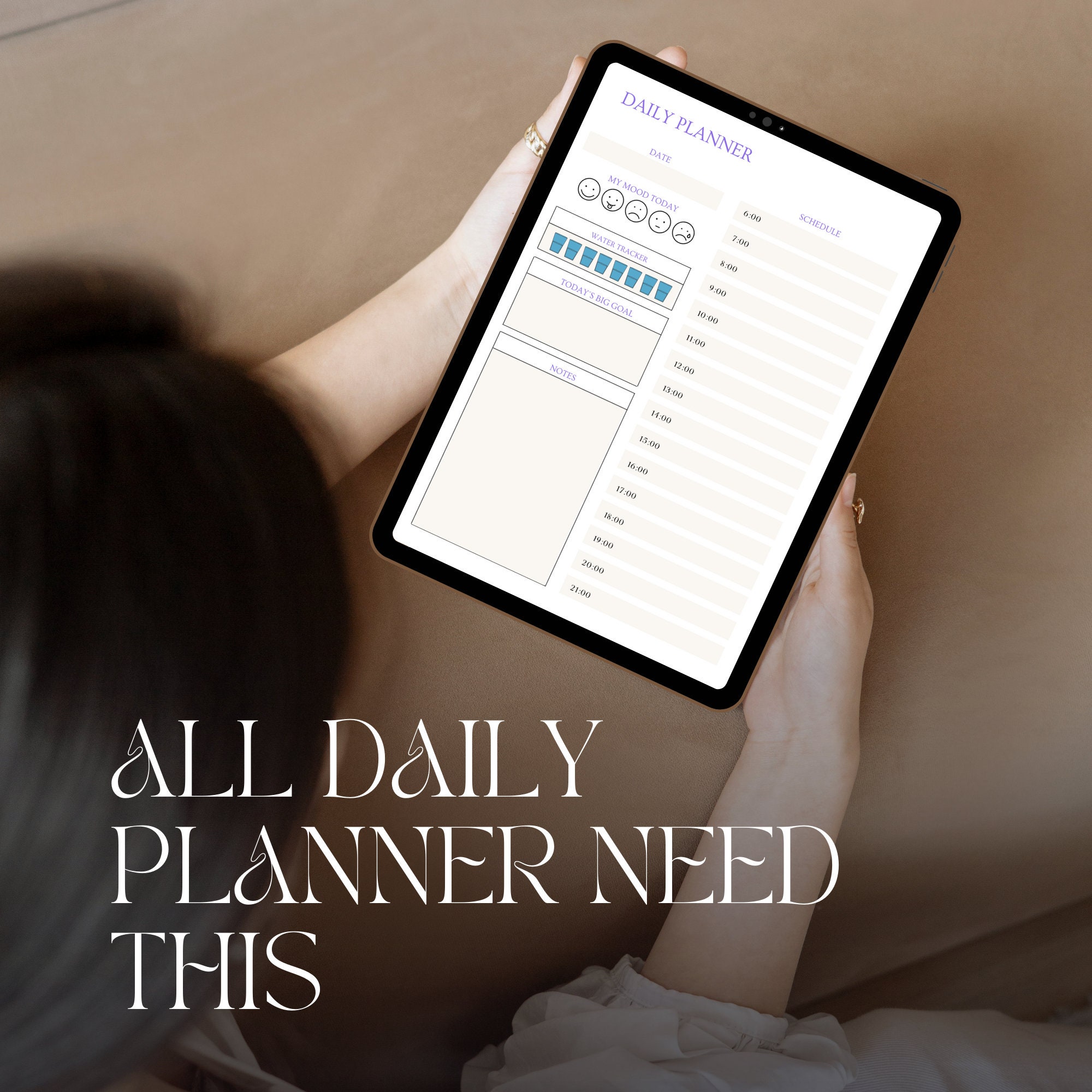Daily Planner Quote, Daily Schedule Setting, Digital Planner for Daily ...
