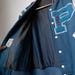 80s Vintage P Letterman Wool Football Varsity Jacket Blue - Etsy