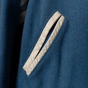 80s Vintage P Letterman Wool Football Varsity Jacket Blue - Etsy