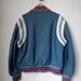 80s Vintage P Letterman Wool Football Varsity Jacket Blue - Etsy