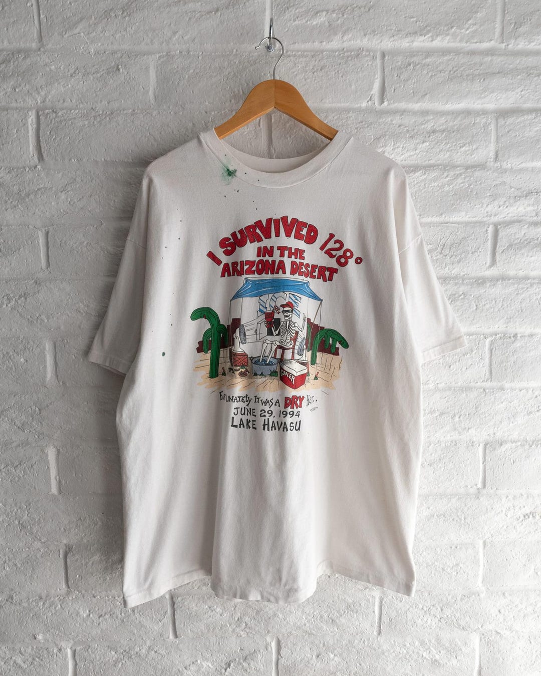 90s Vintage I Survived 128 Arizona Single Stitch T Shirt - Etsy