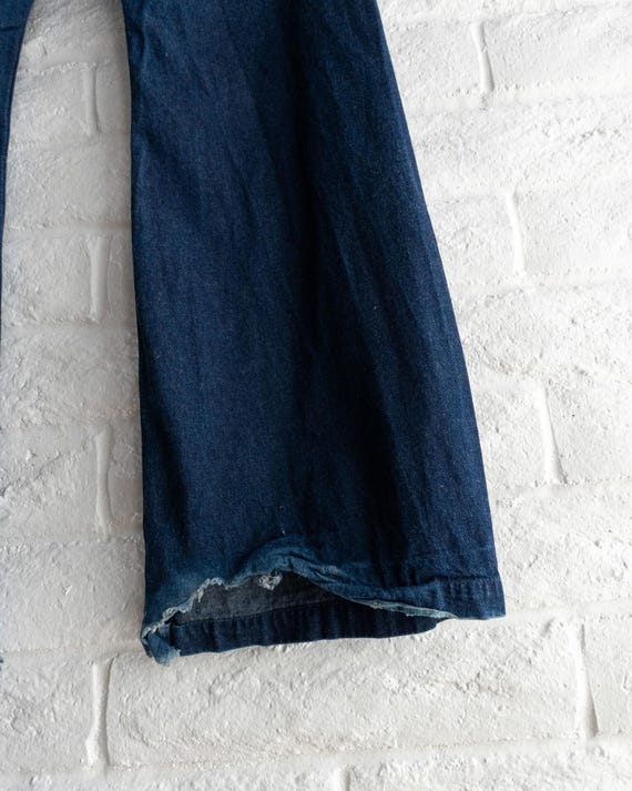 1960s Vintage Seafarer Dungaree Denim Bell Bottom Pan… - Gem