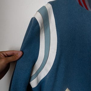 80s Vintage P Letterman Wool Football Varsity Jacket Blue - Etsy