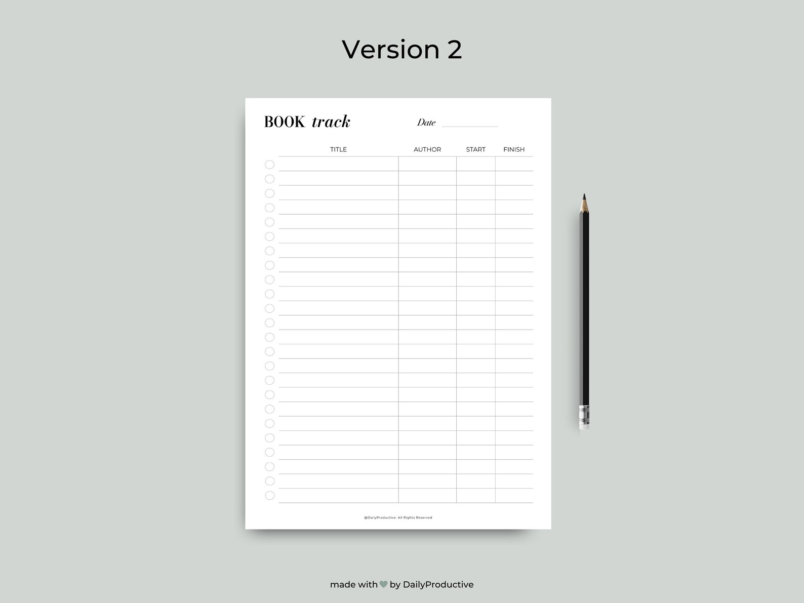 Book Tracker Printable, Reading Log, Book Tracker Journal, Instant ...