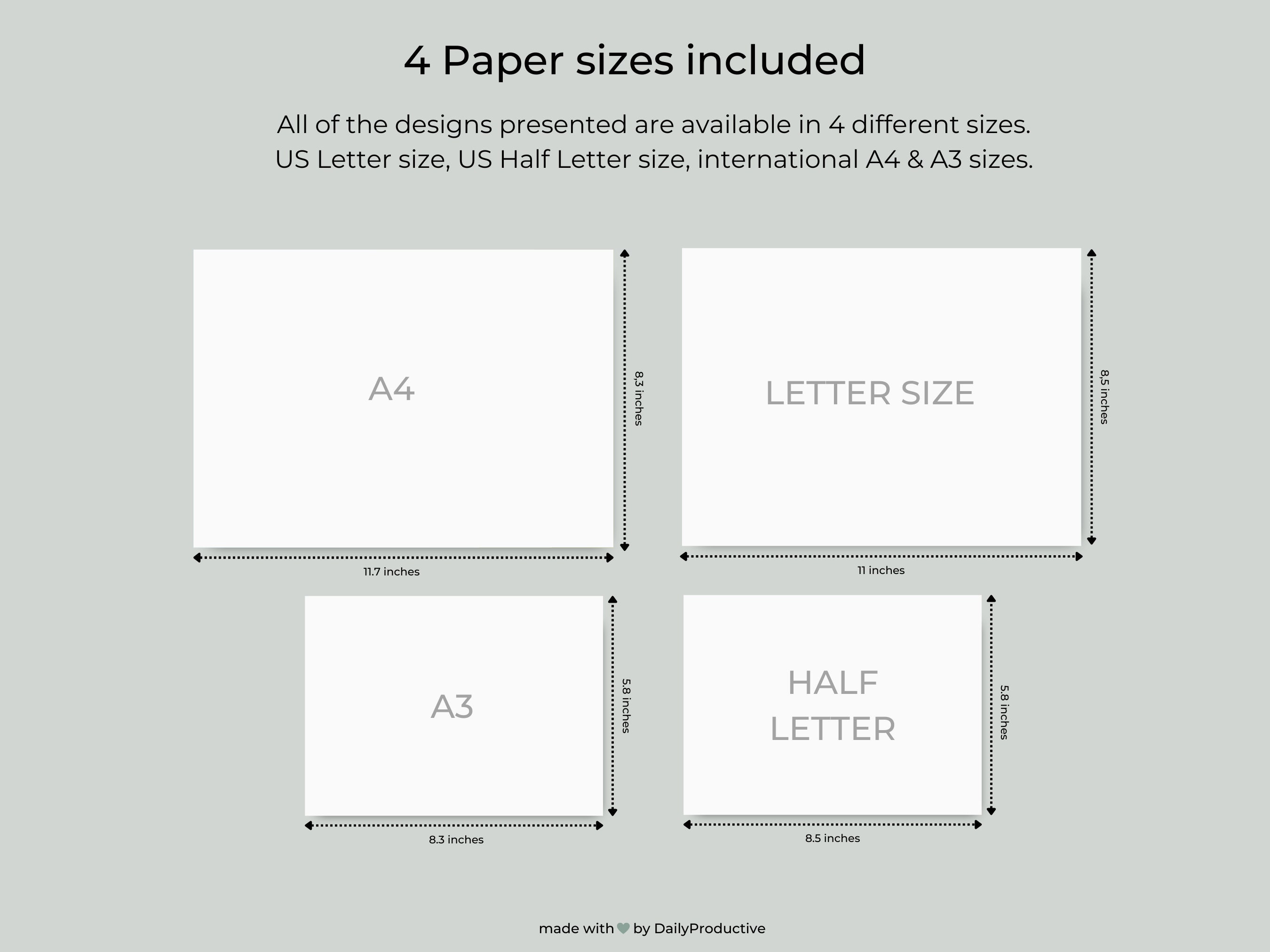 Weekly Planner Printable Weekly Planner Landscape - Etsy