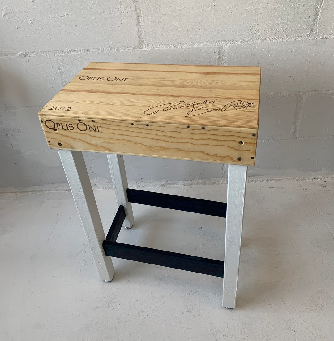 Wine Box Bar Stools. Hand Made From Recycled Wine Boxes. Quirky Seating ...