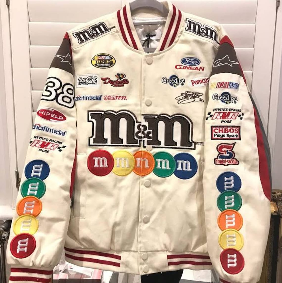 M&m’s NASCAR Racing Jacket - Etsy