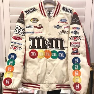 M&m’s NASCAR Racing Jacket - Etsy