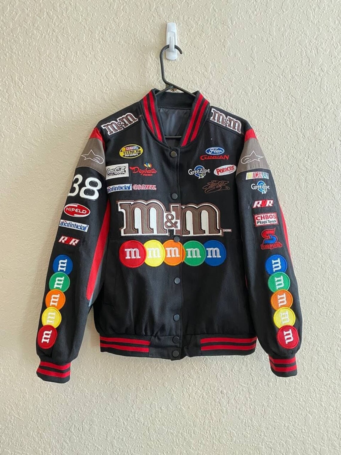 M&m’s NASCAR Racing Jacket - Etsy