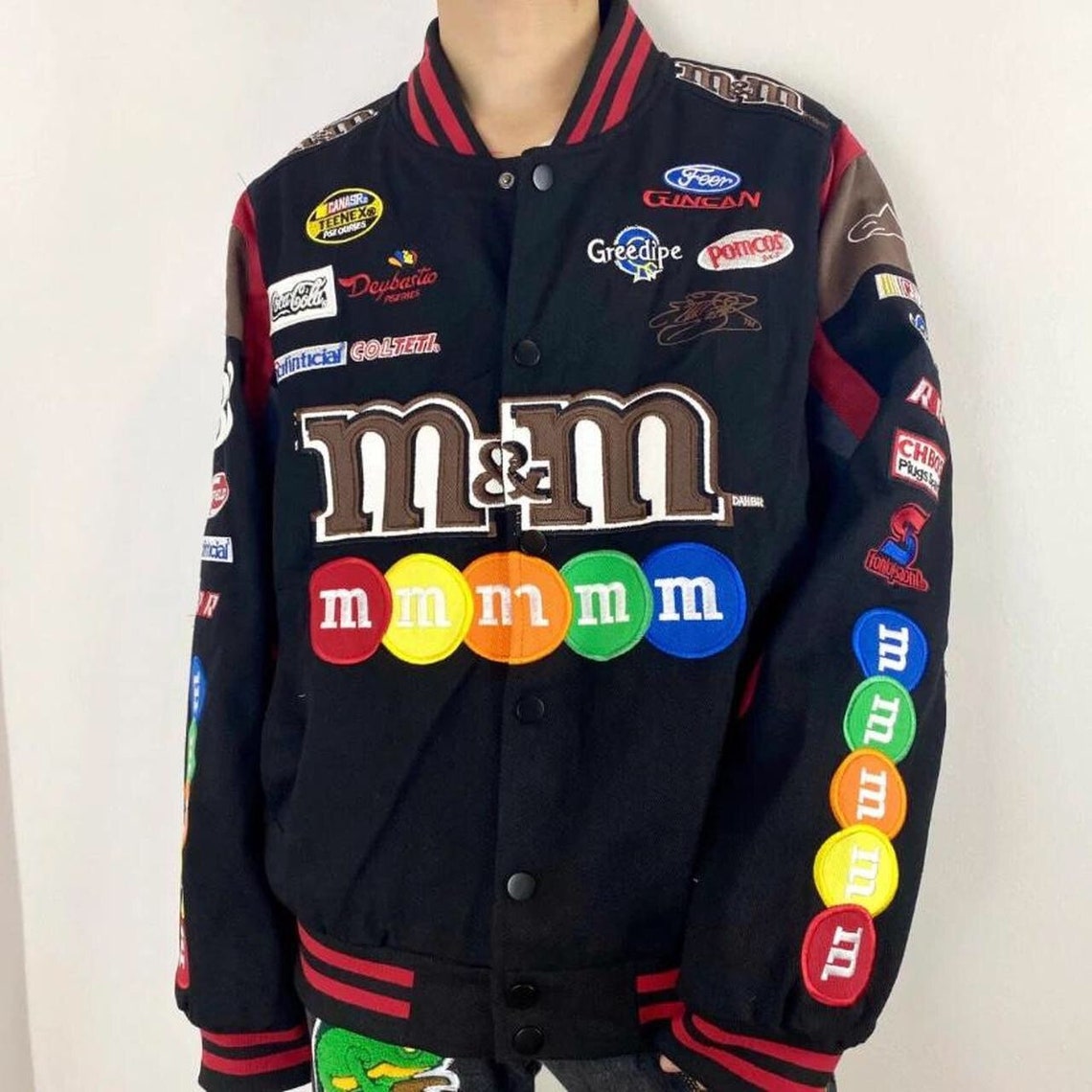 M&m’s NASCAR Racing Jacket - Etsy