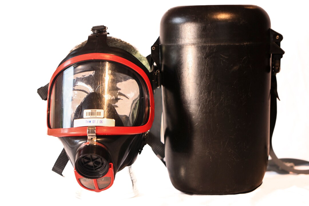 Gas Mask, Dräger Panorama Nova, Firefighter Mask, Latex Mask, Rubber ...