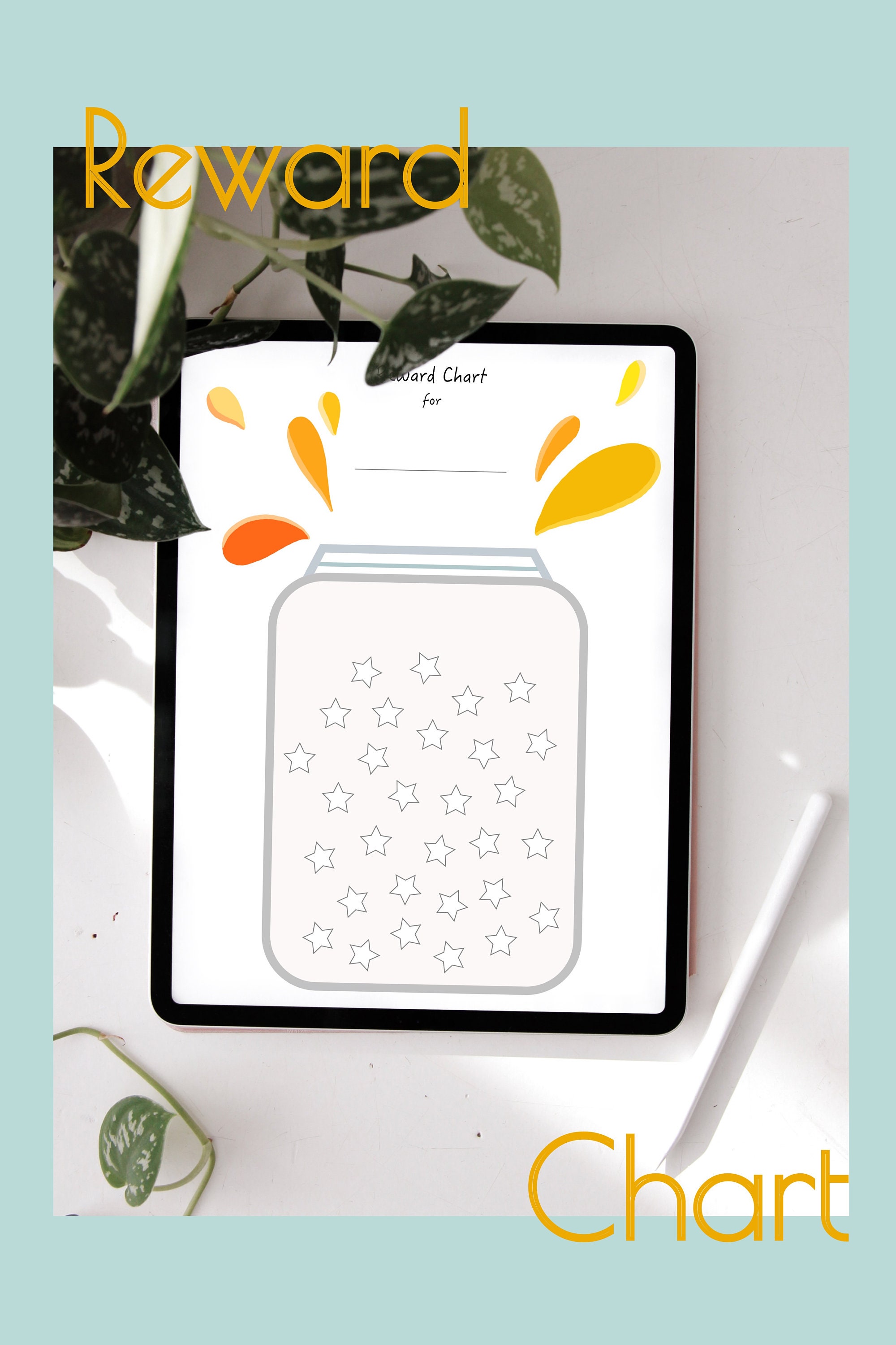 Printable Star Jar Reward Chart Music PDF - Etsy