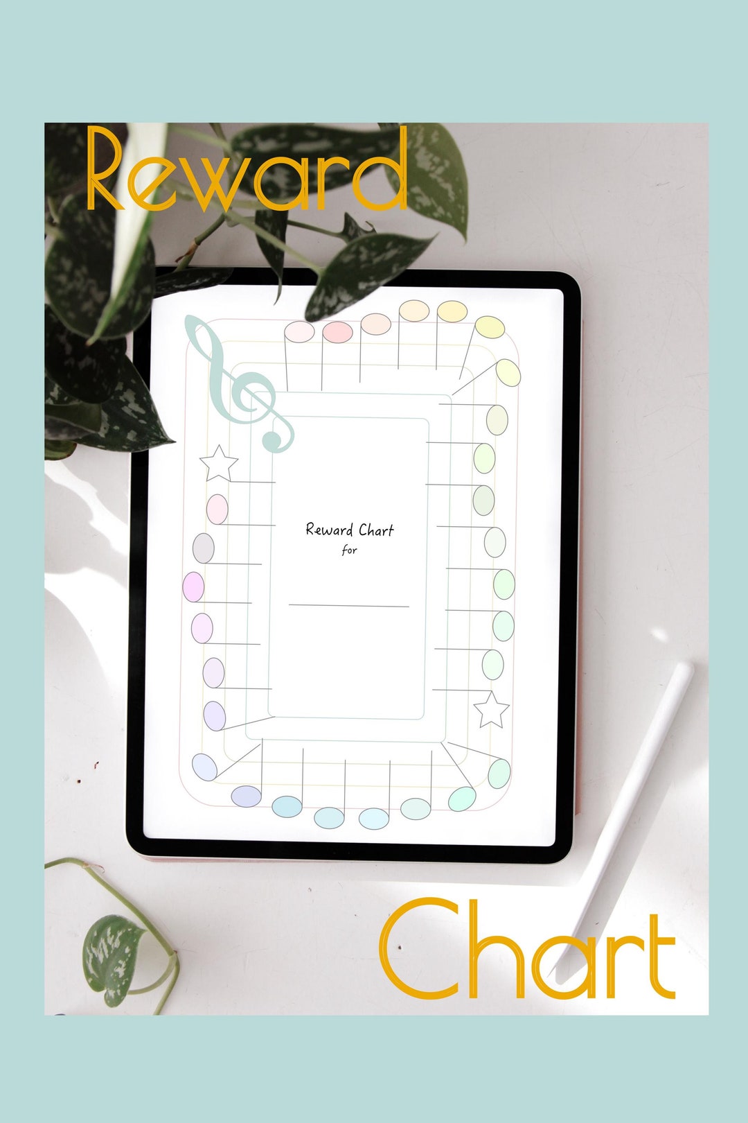 Printable Reward Chart Bundle | Music | PDF - Etsy