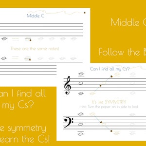 10 Printable Basic Note Music Theory Worksheets + NEW Free Ledger Line ...