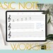 10 Printable Basic Note Music Theory Worksheets + NEW Free Ledger Line ...