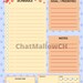 Digital Cute Cat Daily Planner (downloadable and Printable) - Etsy