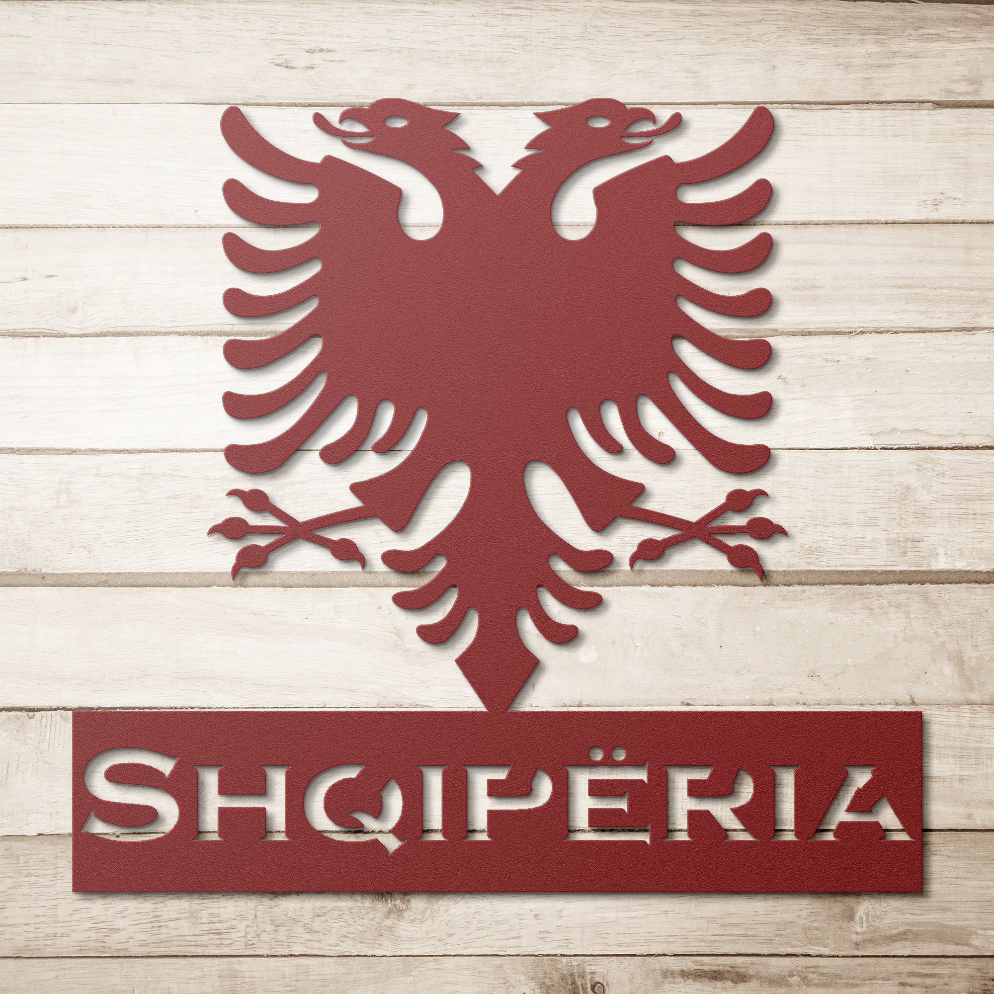 Albania (shqiperia) Metal Wall Sign - Etsy