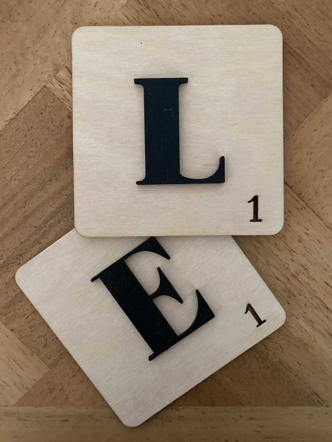 Wooden Letters 10 Cm Scrabble Wooden Letters Alphabet 3D Wooden Letters ...