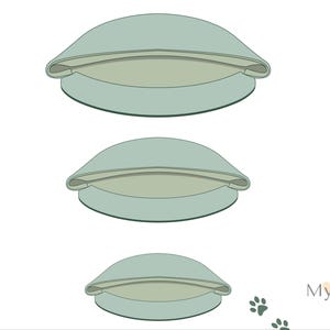 Dog Bed Sewing Pattern, Cave Bed Pattern PDF A4 US Letter, 3 Sizes DIY ...