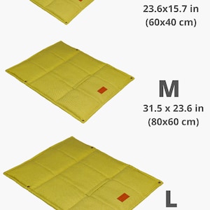 Dog Settle Mat, Travel Dog Pad, Picnic Pet Blanket, Washable Dog Mat, Travel Bed for Dogs ...