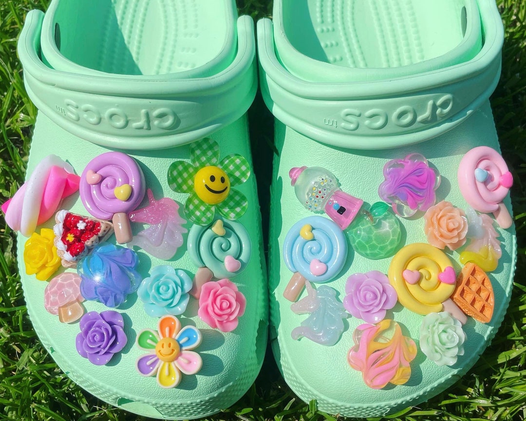 Funky Shoe Charms/lollipop/flump/smiley Face/shrooms/apple/bubblegum ...