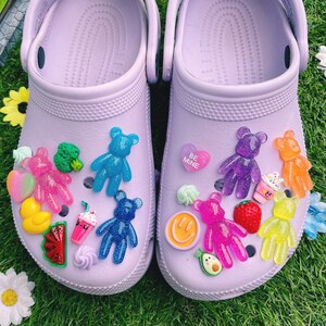 Large Jelly Gummy Bear Jibbitz Shoe Crocs Charms/jelly - Etsy