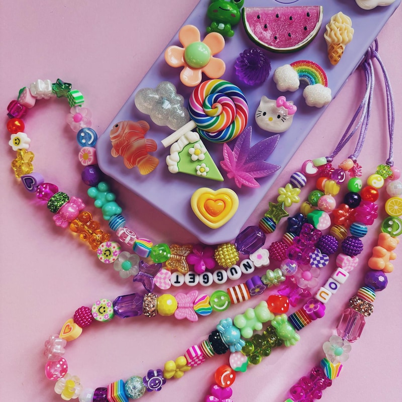 Phone Beads Smiley - Etsy UK