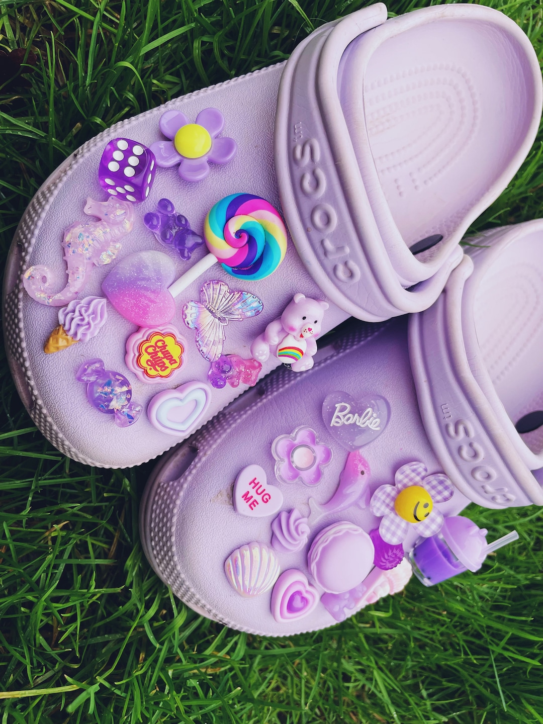Fun Shoe Charm Lucky Dip Bundle/purple & Lilac - Etsy